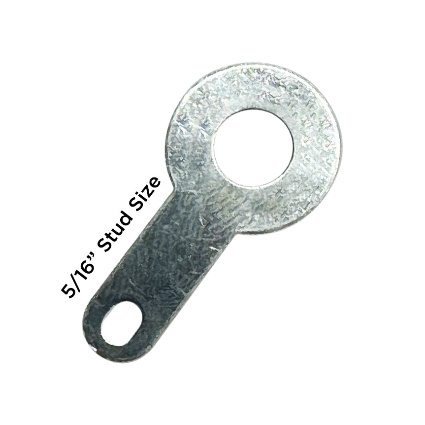 DJ8.2-T Tin Plated Brass Earthing Washer, 5/16" Stud, 100 Pieces ...