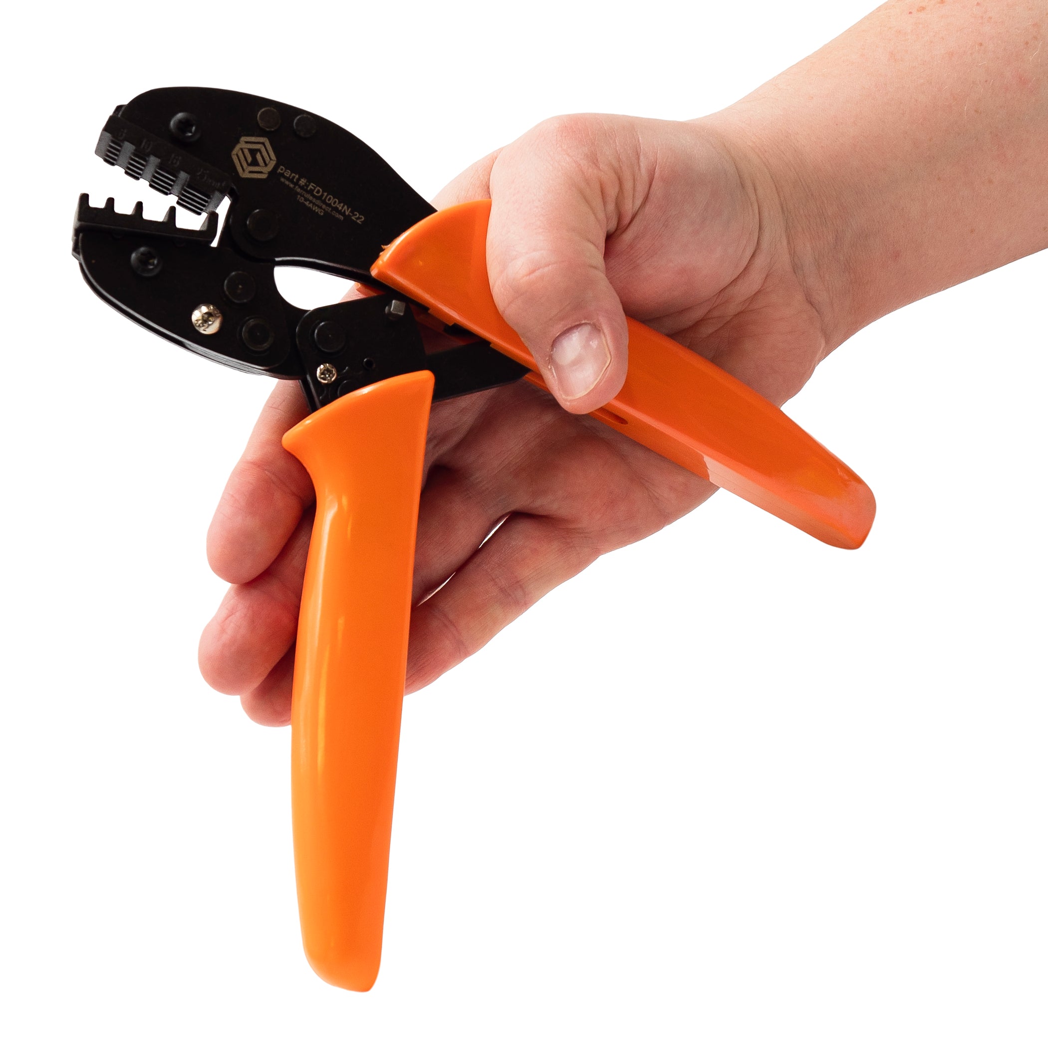 FD1004N-22 - 10 to 4 AWG Wire Ferrules Crimping Tool, Wide Crimp ...