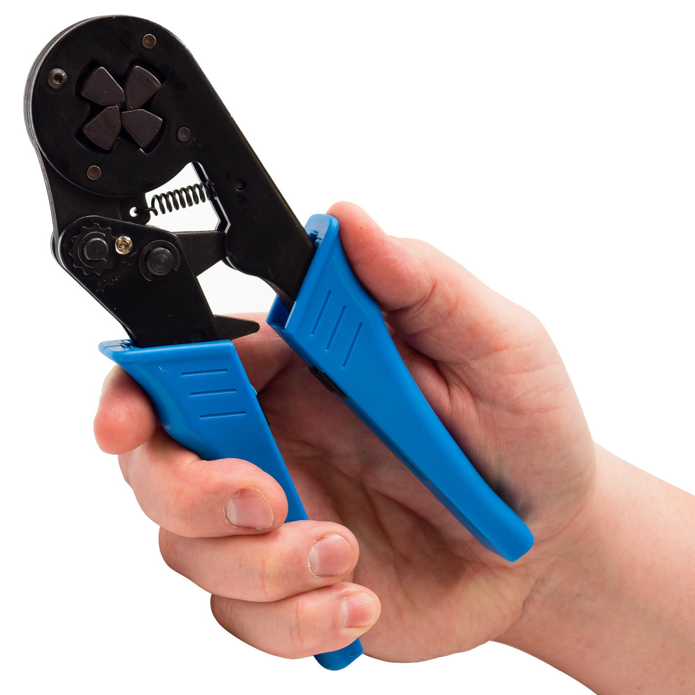 10 to 6 AWG Wire Ferrules Crimping Tool, Self-Adjusting Ratchet, Square ...