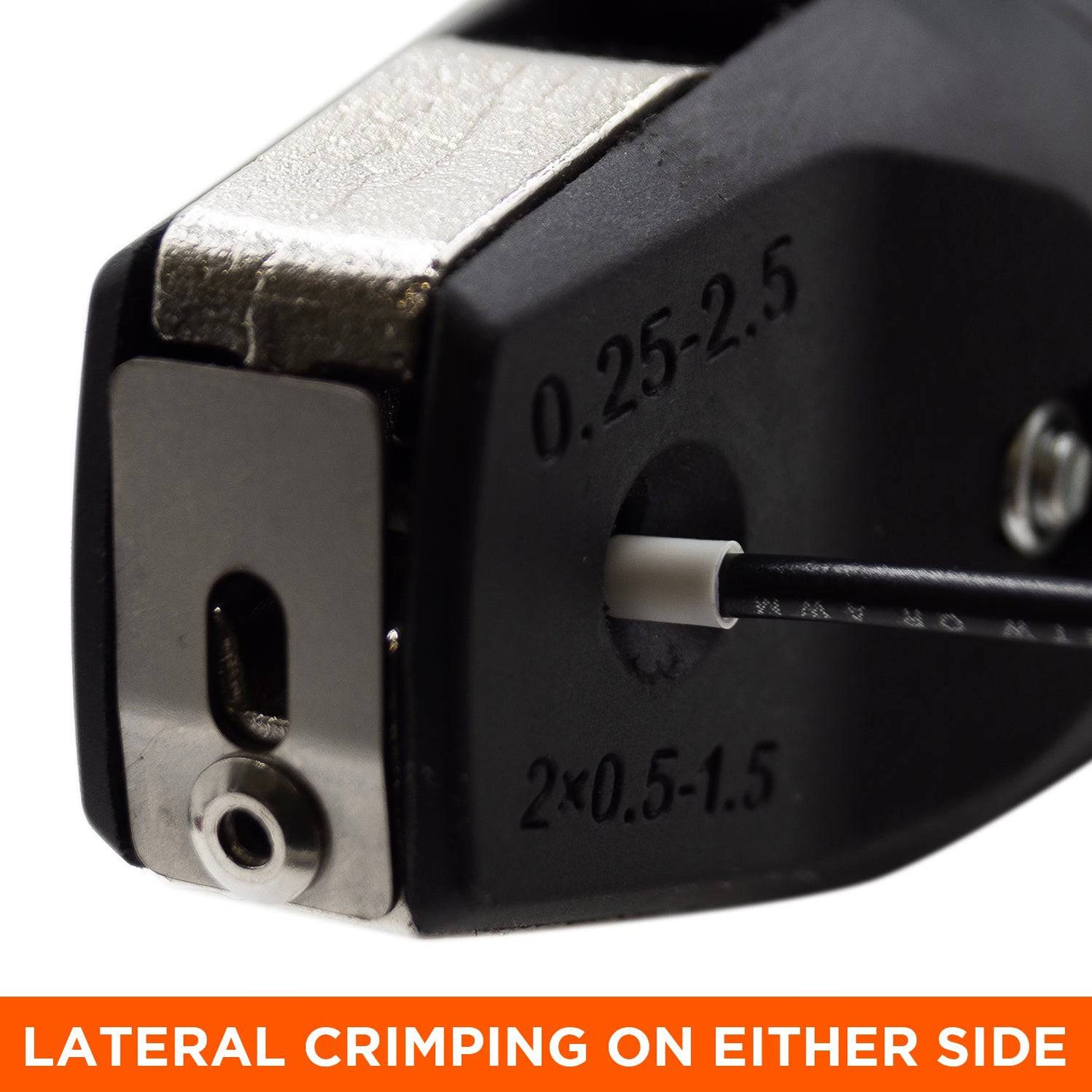 24 to 14 AWG Handheld Pneumatic Ferrule Crimping Machine, Trigger ...