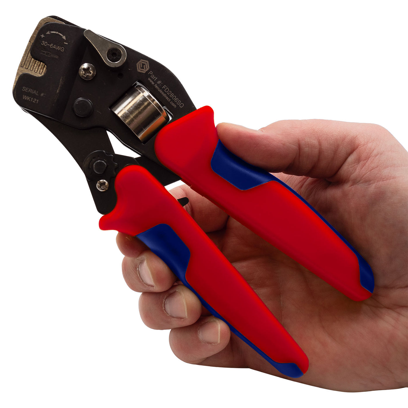 FD2806SQ - 28 to 6 AWG Wire Ferrules Crimping Tool, Self Adjusting ...