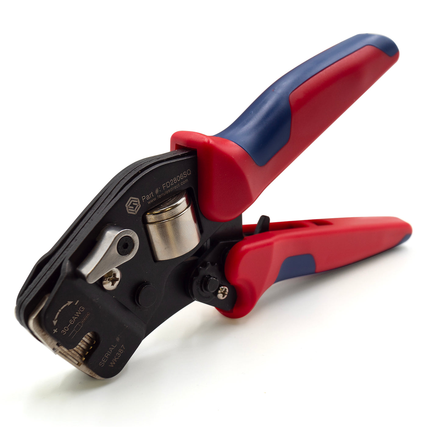 FD2806SQ - 28 to 6 AWG Wire Ferrules Crimping Tool, Self Adjusting ...