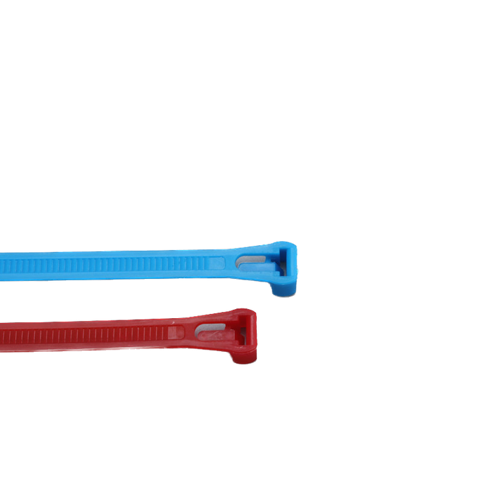 8" Reusable Cable Ties, 50-lb Tensile, Trigger Release, Black, UV Resistant, 100-Pack - RCT200B ...