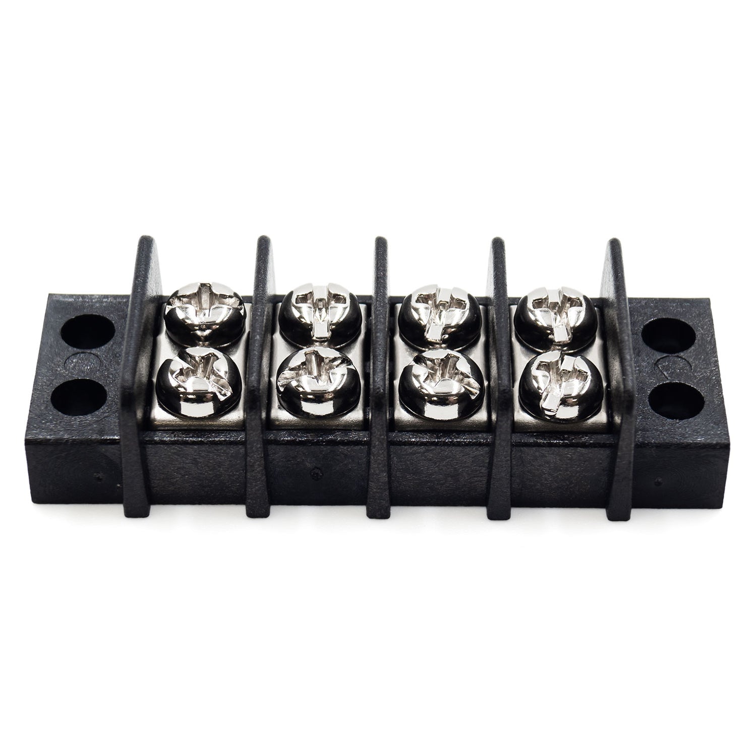 Barrier Strip Terminal Block, Terminal Strip, 4 Pole, Double Row, 15A ...
