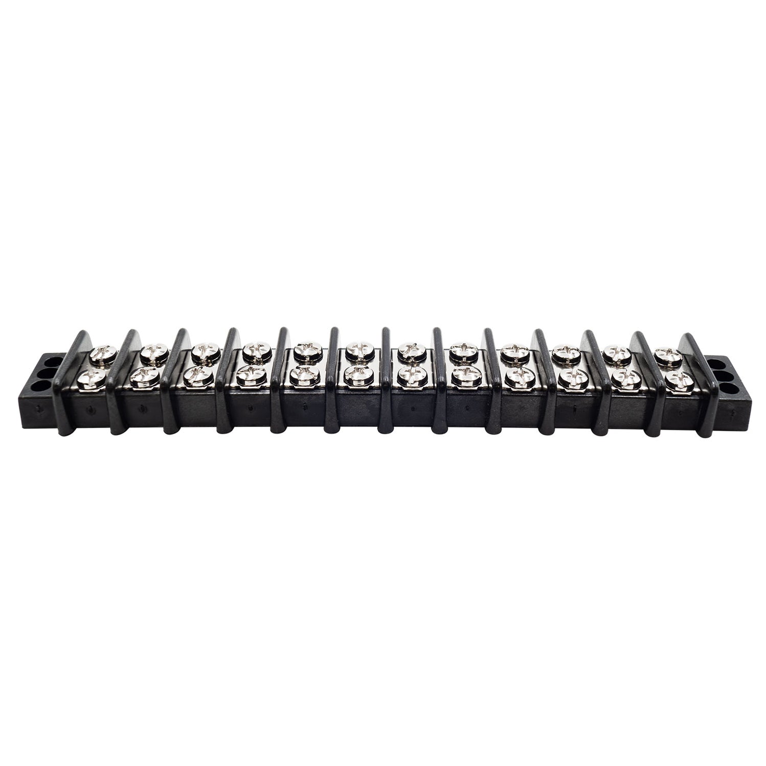 Barrier Strip Terminal Block, Terminal Strip, 12 Pole, Double Row, 30A ...