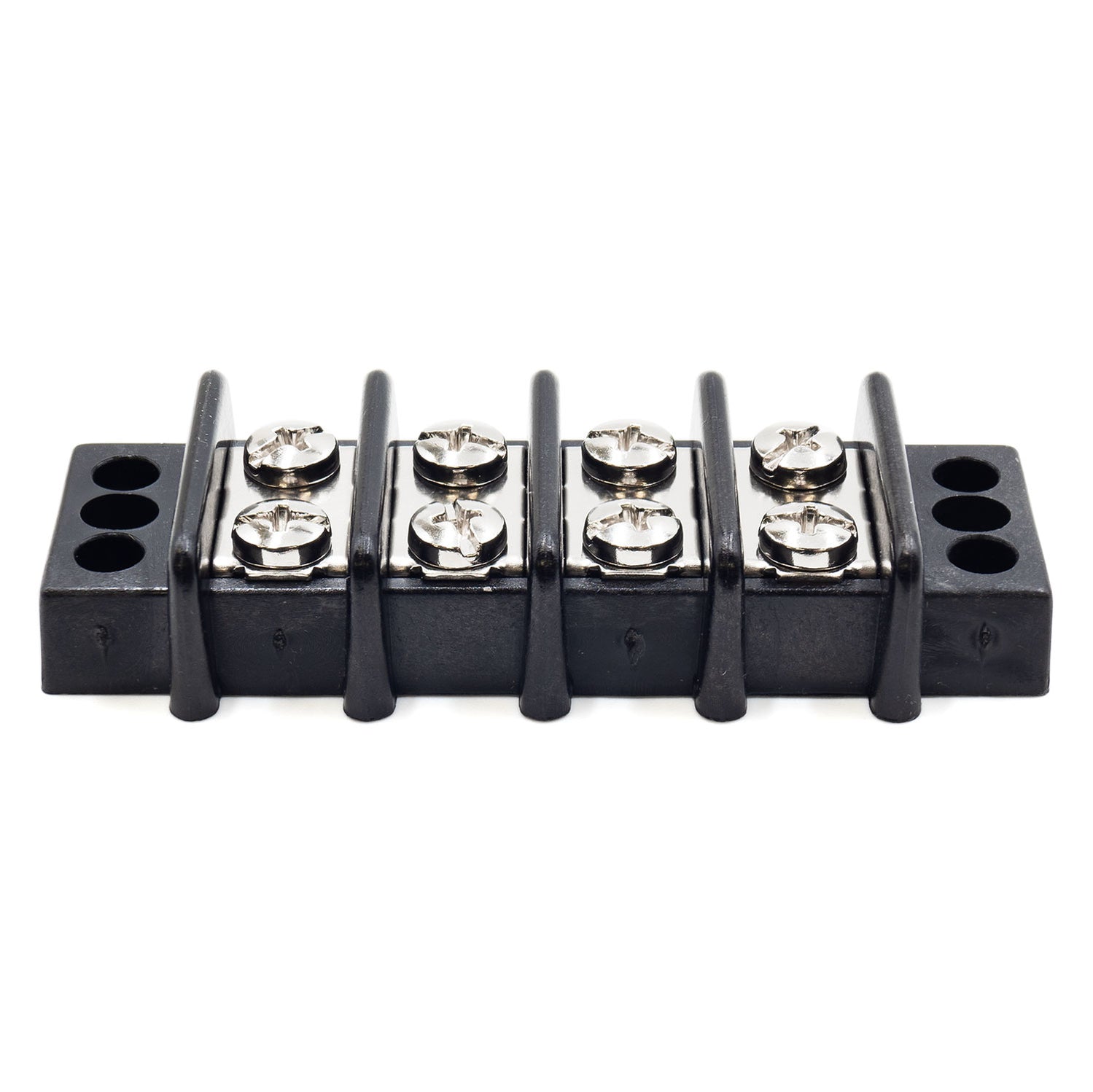 Barrier Strip Terminal Block, Terminal Strip, 4 Pole, Double Row, 30A ...