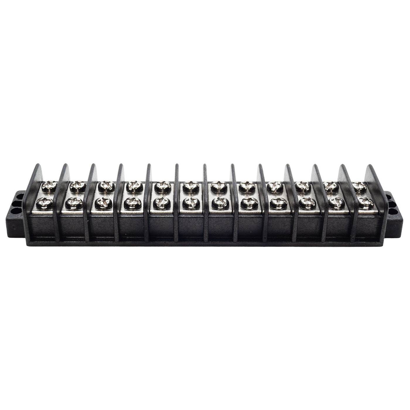 TB78-12P - 12-Pole Double Row Terminal Strip - 20A/300V | Ferrules Direct