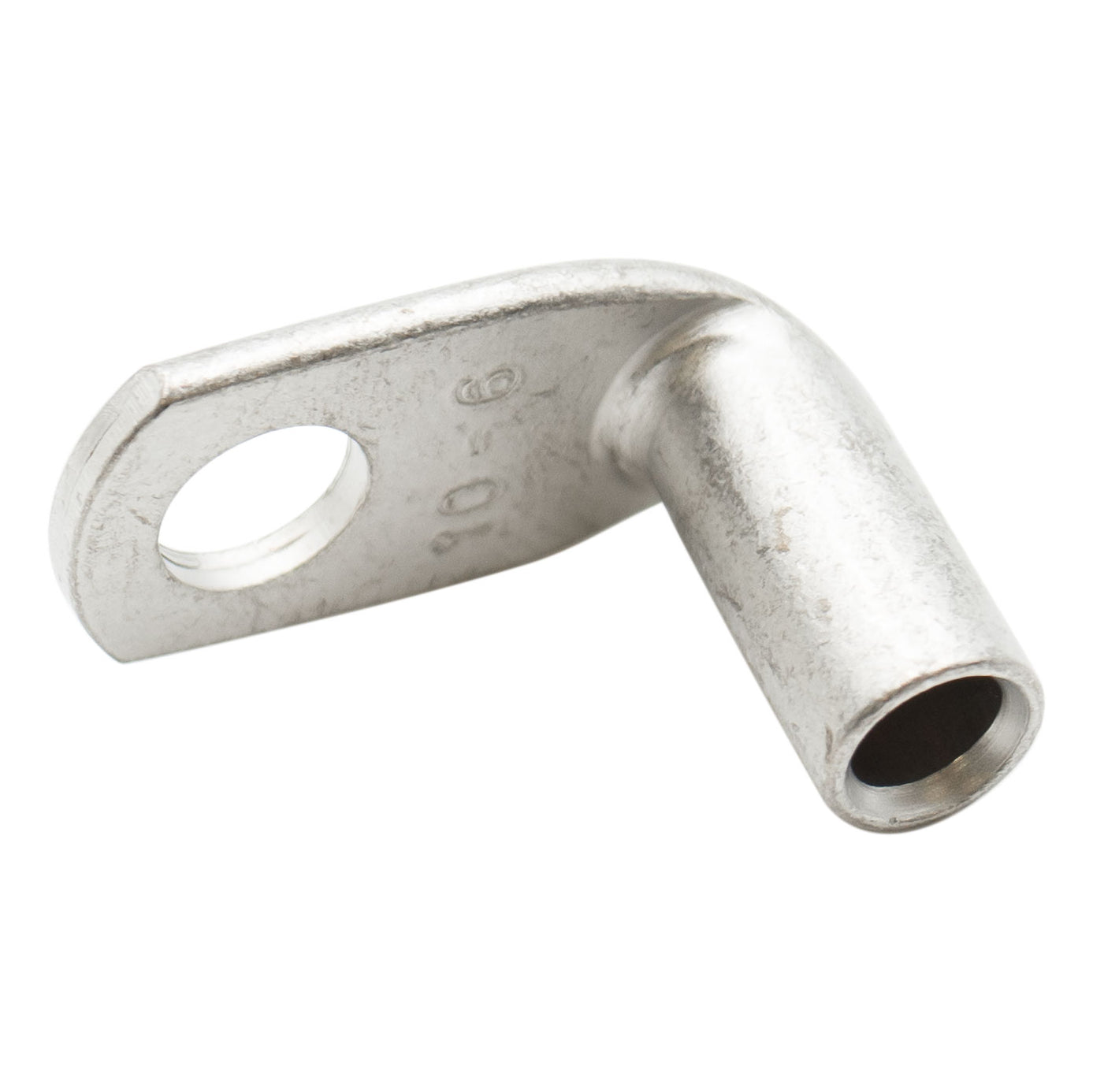 TLK10-6-90D - 8 AWG Copper Tube Lugs, 90 Degree, 1/4" Stud, Tin Plated ...