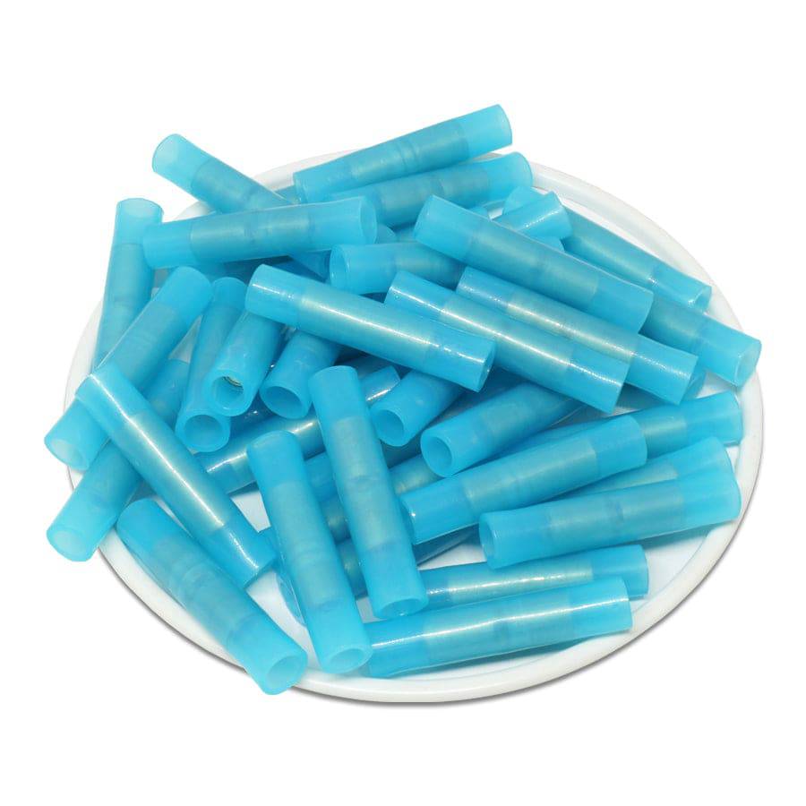 BNYT2 - 16 to 14 AWG Nylon Insulated Butt Splice Connectors, 100 Pieces ...