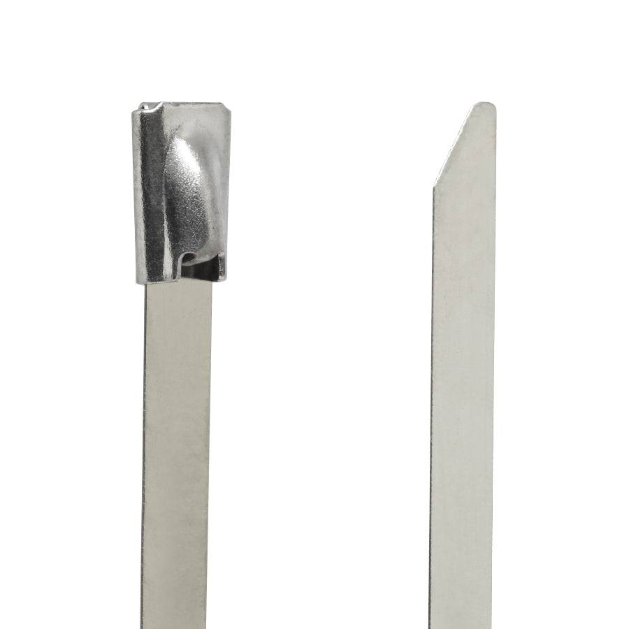 15-3/4" Standard Stainless Steel Cable Ties, 200lb Tensile, 304 Grade ...