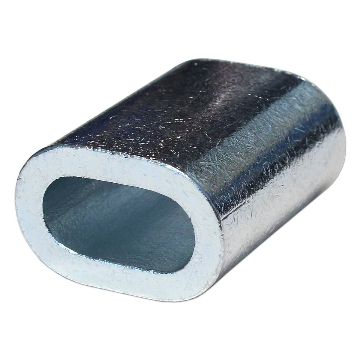 FD710713 - 1/2" Wire Rope Swage Sleeves, Oval Shape, Zinc Plated Copper ...