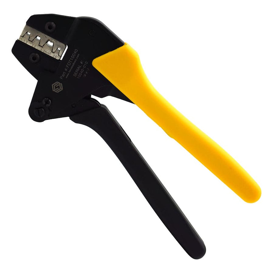 FDT10040 - 22 to 10 AWG Open Barrel Connectors Crimping Tool, Faston B ...