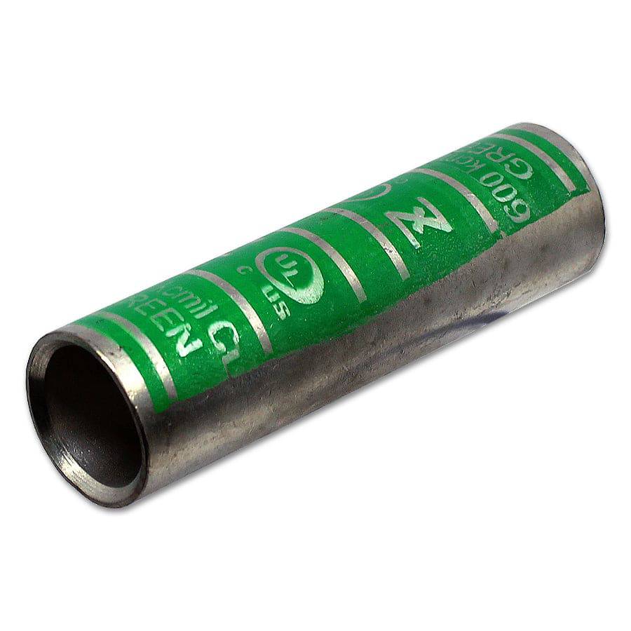 ZCC-33 - 600MCM Long Barrel Splice - Green, 1 Piece | Ferrules Direct