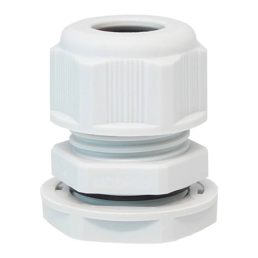 M2009GY - M20 x 1.5mm Metric Thread Nylon Cable Gland, Gray, Range: 3/ ...