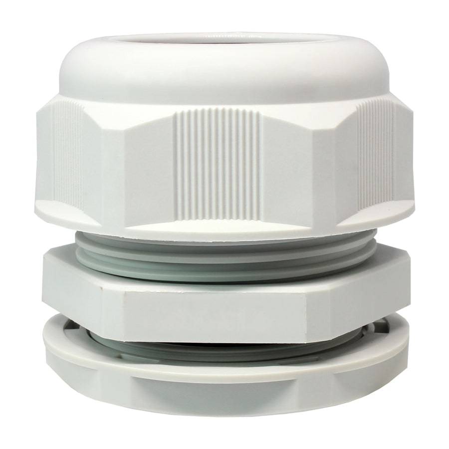 M5031GY - M50 x 1.5mm Metric Thread Nylon Cable Gland, Gray, Range: 1 ...