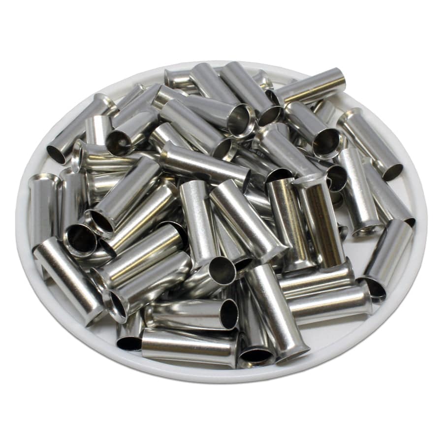 N100016 - 8 AWG (16mm Pin) Non Insulated Ferrules | Ferrules Direct