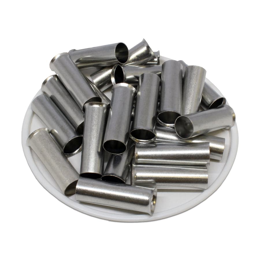 N250025 - 4 AWG Non Insulated Wire Ferrules, 25mm Pin, UL Recognized ...