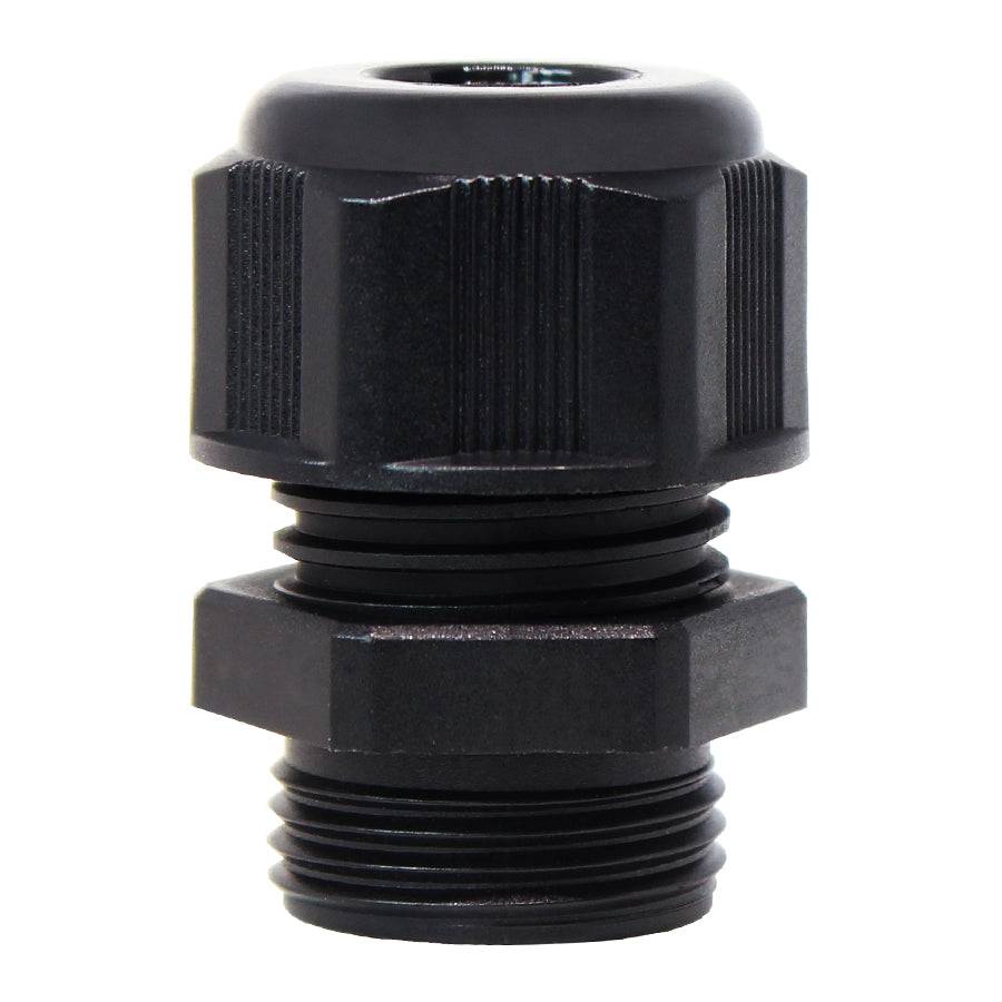 P1110B - PG11 Thread Nylon Cable Gland, Black, Range: 3/16" to 3/8", UL ...
