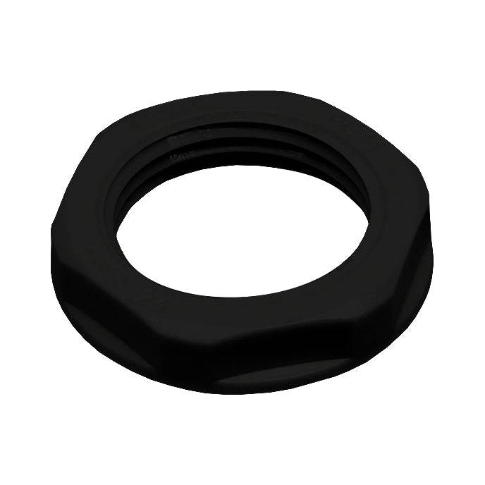 PG11 Thread Nylon Lock Nut for PG Cable Glands, Black, UL Approved, 1 ...