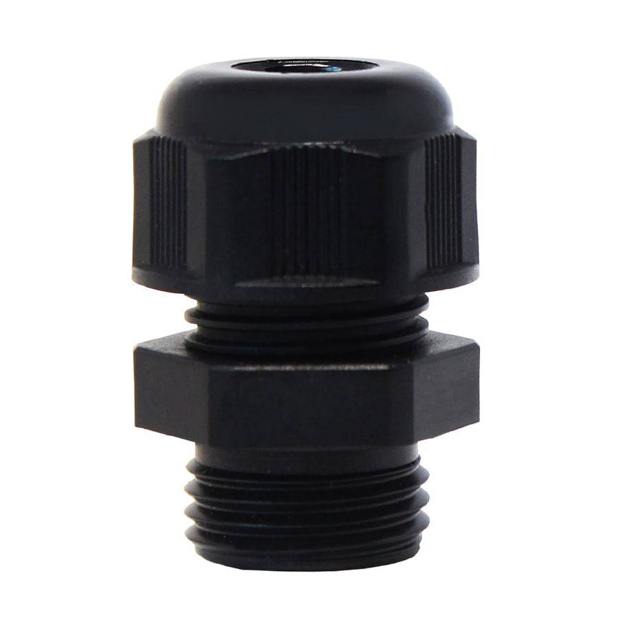 P0906B - PG9 Thread Nylon Cable Gland, Black, Range: 1/16" to 1/4", UL ...