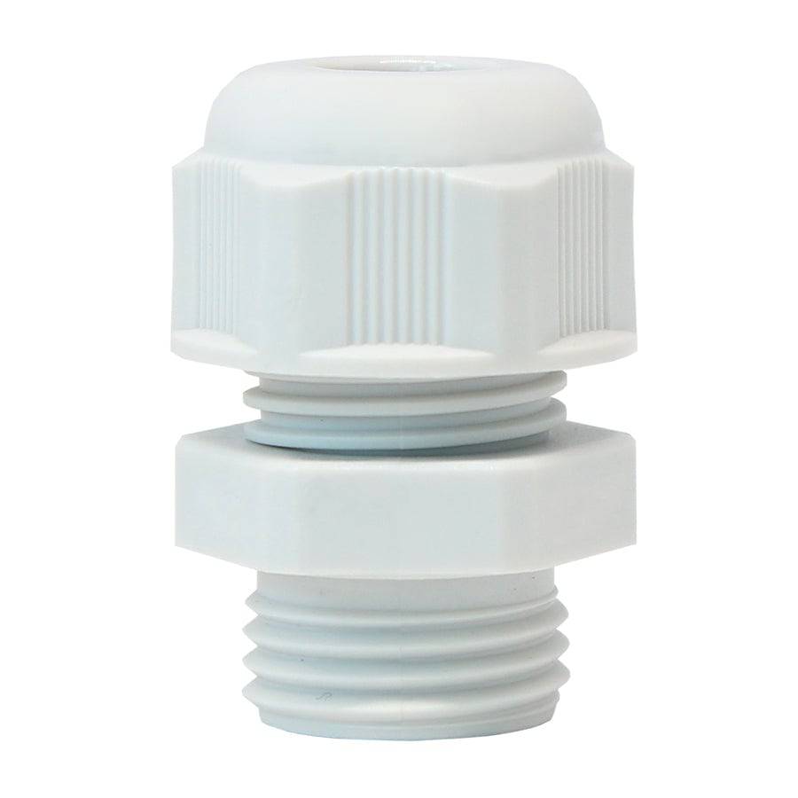 PG9 Thread Nylon Cable Gland, Gray, Range: 1/16" to 1/4", UL Recognized ...