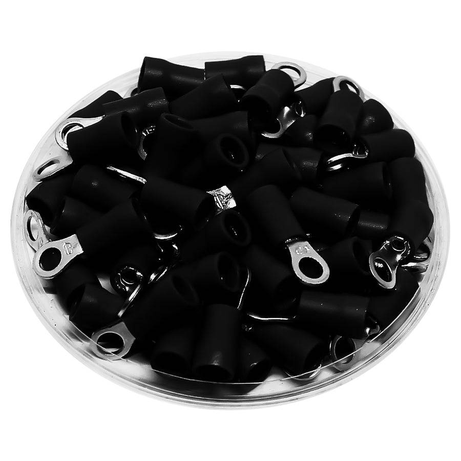 RV3-4 - Insulated Ring Terminal - Butted Seam - 14-12 AWG - #8 Stud ...