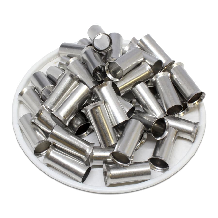 SF212016 - 4 AWG (Small Diameter) Non Insulated Wire Ferrules, 16mm Pin ...