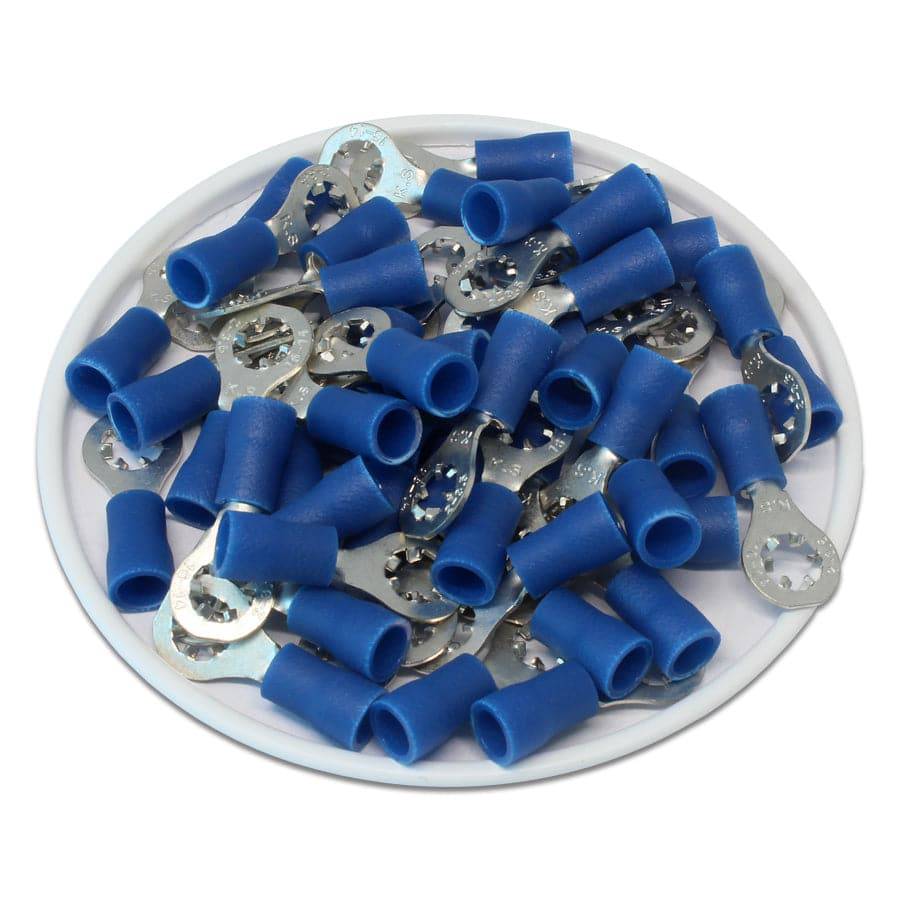 STRV2-32 - 16 to 14 AWG Vinyl Insulated Star Ring Terminals, #4 Stud ...