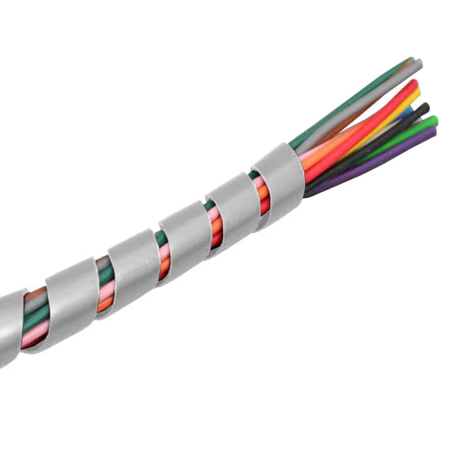 SWF15W - Spiral Wrap - 19/32" (15mm) - White | Ferrules Direct