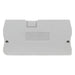 UJ5-4G - End Cover for Spring Cage Terminal Block, Gray | Ferrules Direct