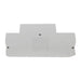 UJ5-4/2-2G - End Cover for Spring Cage Terminal Block, Gray | Ferrules Direct
