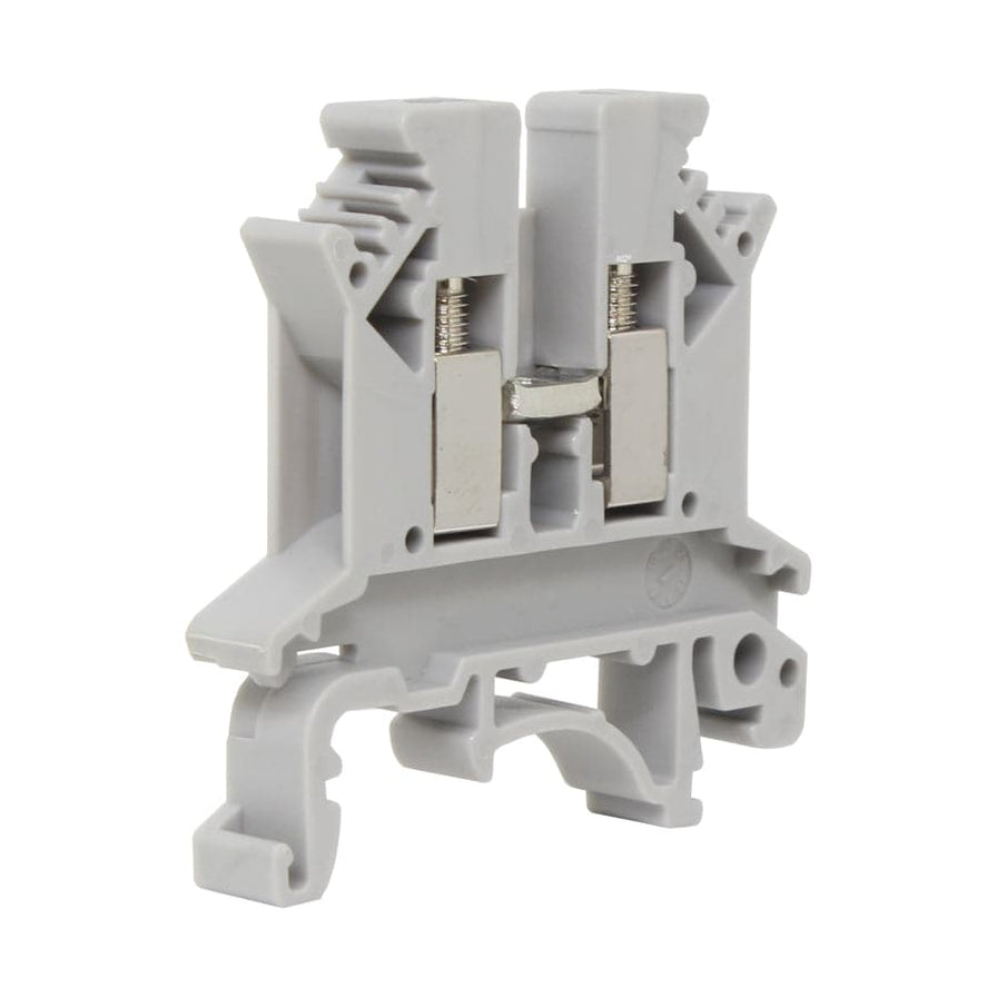 UKJ-2.5X - 24 to 12 AWG Screw Clamp, Feed-Thru, Terminal Block, 800v ...