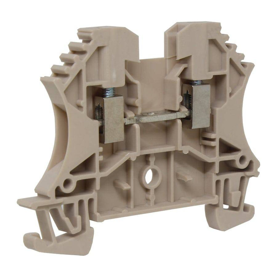 UKJ-W2.5(BG) - 22 to 12 AWG Screw Clamp, Feed-Thru, Terminal Block ...