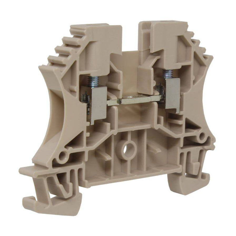 UKJ-W4(BG) - 22 to 10 AWG Screw Clamp, Feed-Thru, Terminal Block, 800v ...