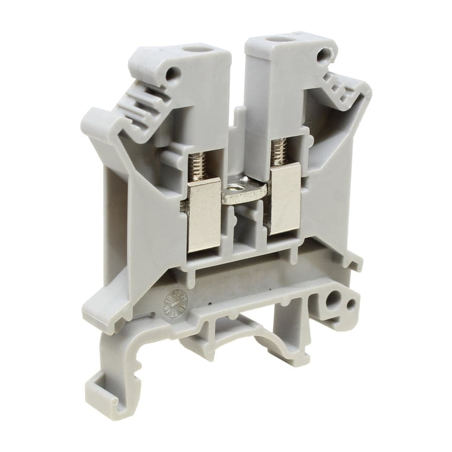UKJ-4 - 24 to 10 AWG Screw Clamp, Feed-Thru, Terminal Block, 800v, UL ...